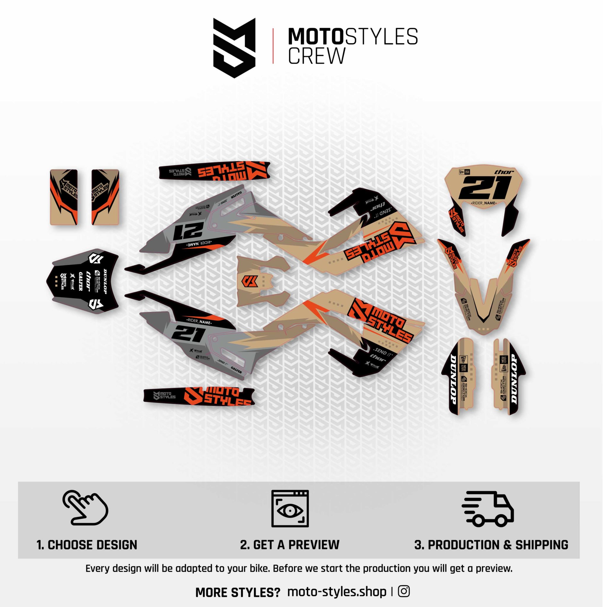 Crew | Decal Set - MOTOSTYLES